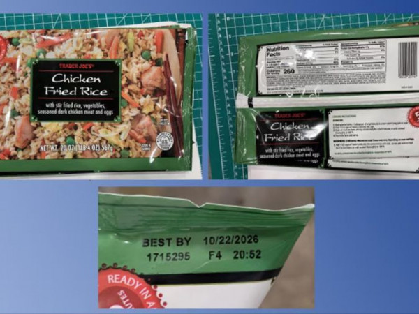 Trader Joe’s recolhe quase 3,4 milhões de quilos de arroz frito com ...
